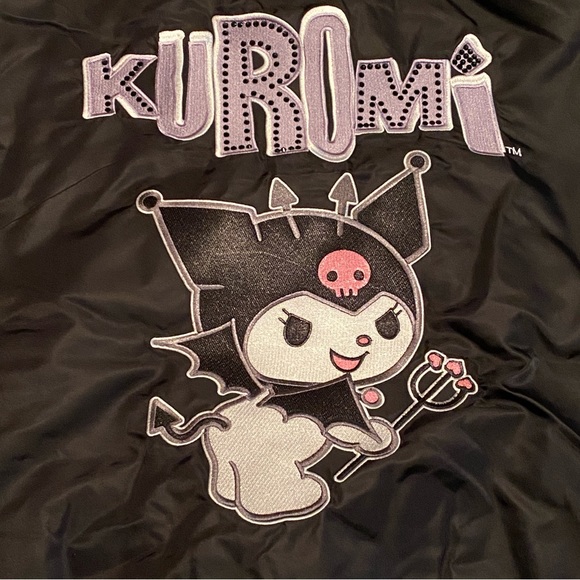 Sanrio | Jackets & Coats | Nwt Sanrio Kuromi Bomber Jacket Forever 2 ...
